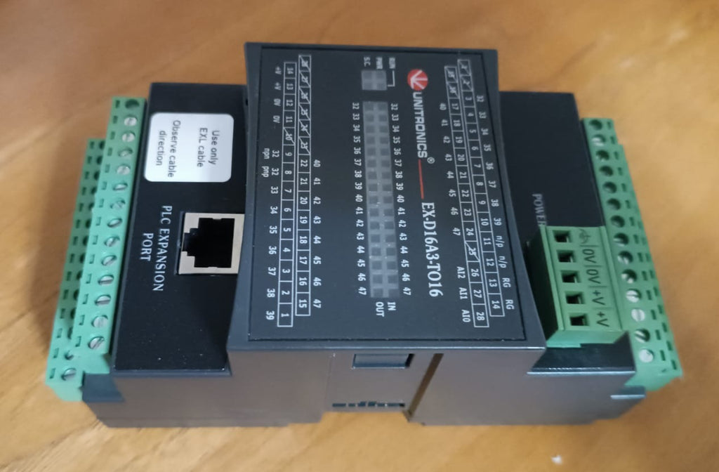 Unitronics EX-D16A3-TO16 IO Expansion Module – Gümrük Sepeti