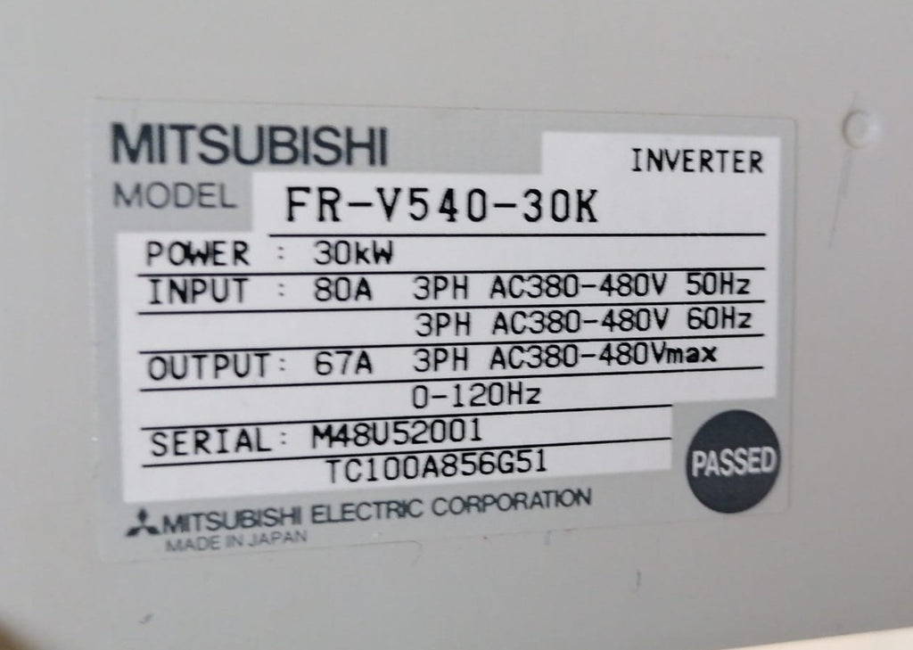 Mitsubishi FR-V540-30K Sürücü – Gümrük Sepeti