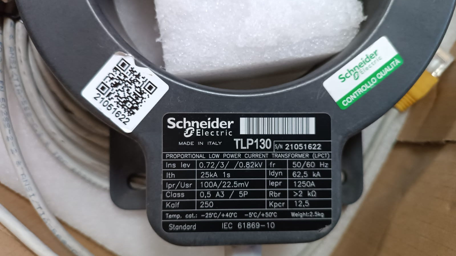 Schneider TLP130 Toroidal Akım Transdüseri