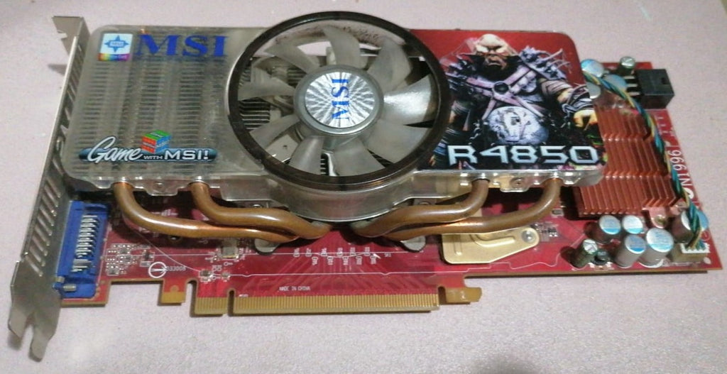 MSI Ati R4850-MD1G-OC HD4850 1GB 256Bit GDDR3 (DirectX 10.1) DVI HDMI ...