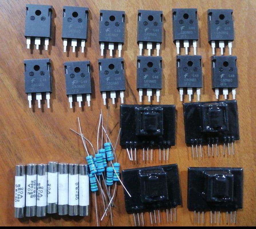 4 Adet KD301L Igbt , 12 Adet G80N60 Igbt Transistör + Muhtelif Sigorta – Gümrük Sepeti