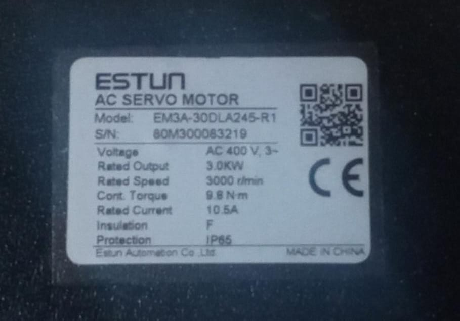 Estun EM3A-30DLA245-R1 3.0 kw Servo Motor – Gümrük Sepeti