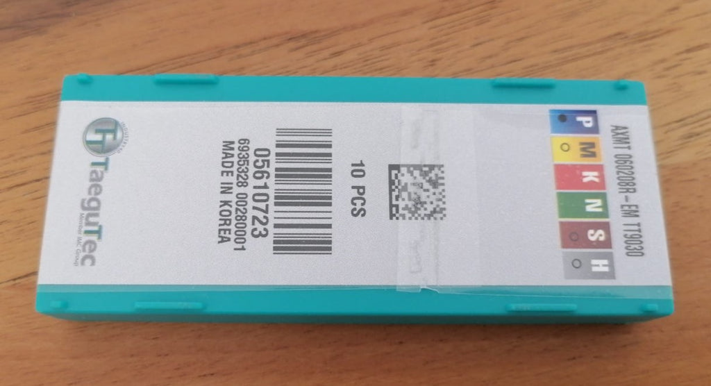 10 adet AXMT-060208R-EM TT9030 TaeguTec Karbür Freze Uçları – Gümrük Sepeti