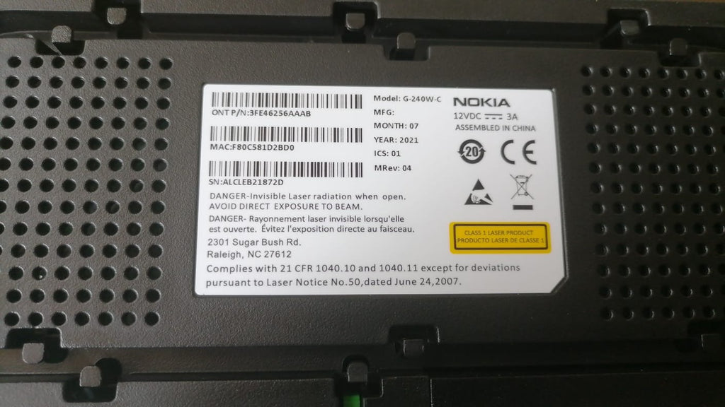 NOKIA G-240W-C Fiber Modem – Gümrük Sepeti