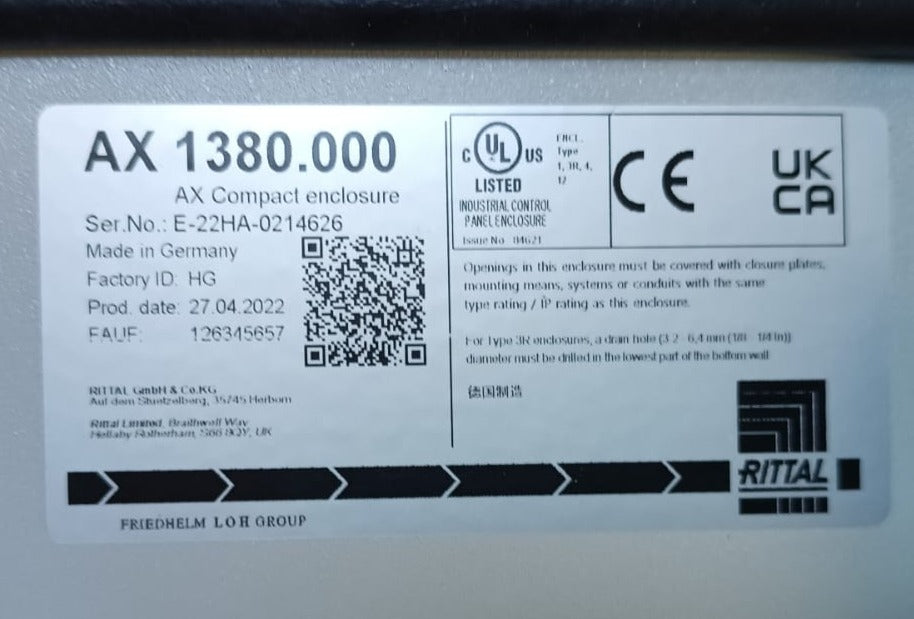 Rittal AX1380.000 + 4AP2142-8BC40-0HA0 Transformer – Gümrük Sepeti