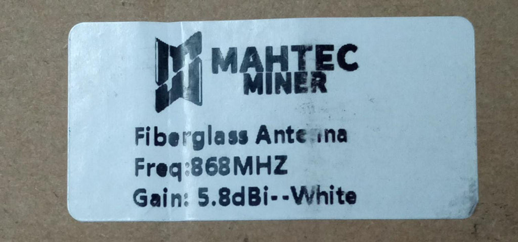 Mahtec Miner Fiberglass antenna 868mhz white 5.8 dBi – Gümrük Sepeti