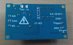 10 Adet JZ-801 Zaman Ayarlı Röle Modülü