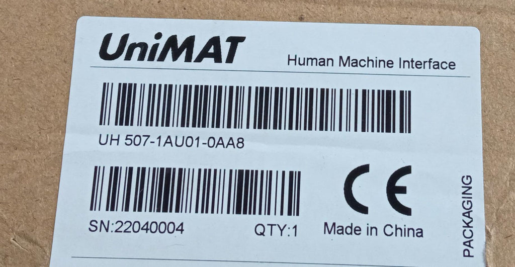 UniMAT UH 507-1AU01-0AA8 Human Machine İnterface – Gümrük Sepeti