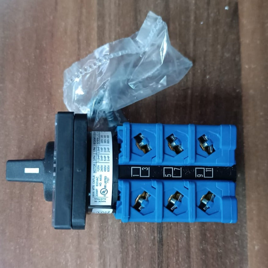 Kraus & Naimer CH10 Isolator Selector Switch 20Amp 600Vac – Gümrük Sepeti