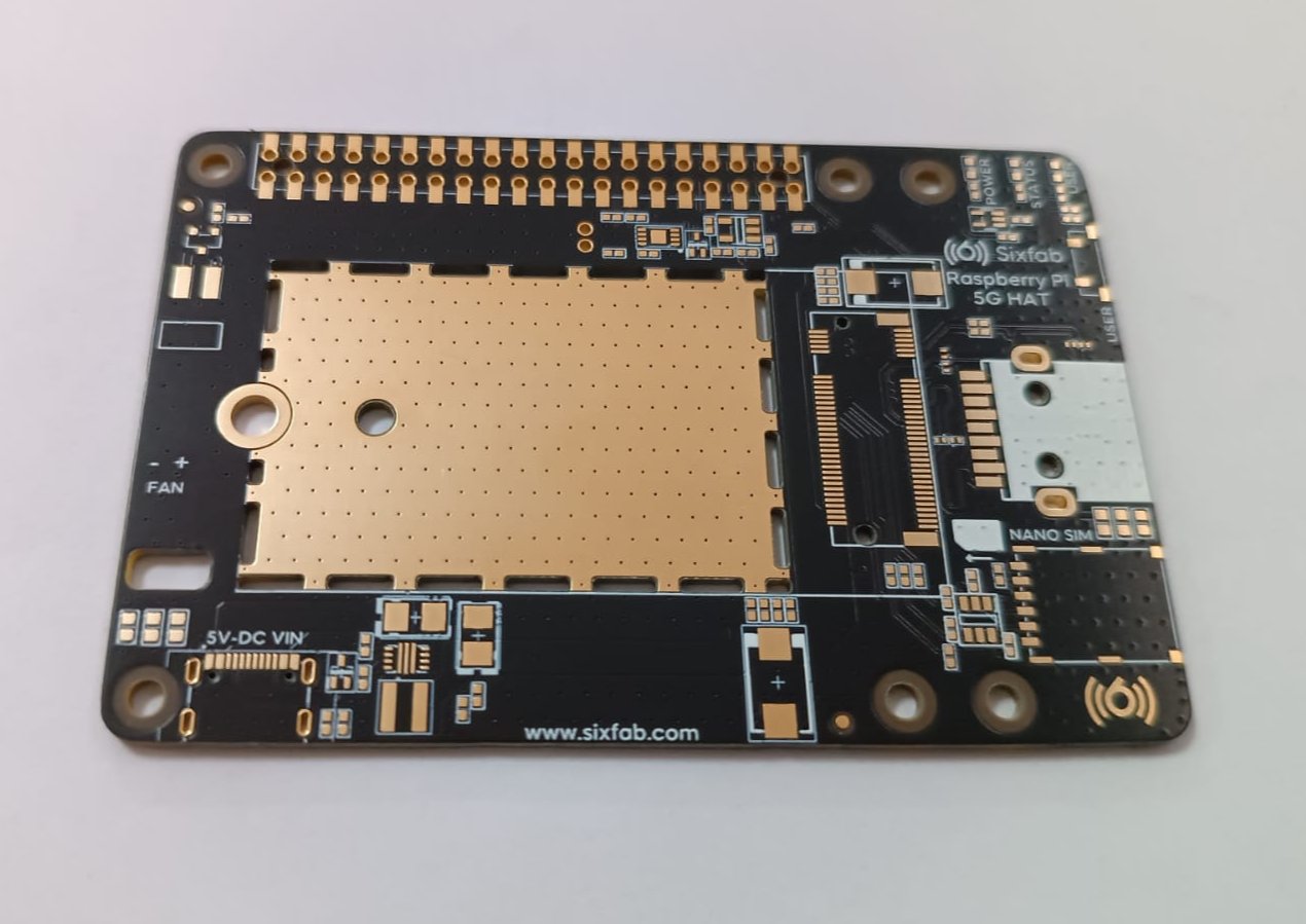 10 Adet Sixfab Raspberry PI 5G Hat Boş Pcb Kartı