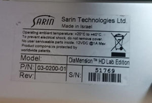 Sarin Diamension HD Lab Edition , Elmas Kesim Planlama Cihazı