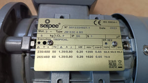 Seipee JM 63C 4 B5 , JM63C4B5, 0.25kw Motor