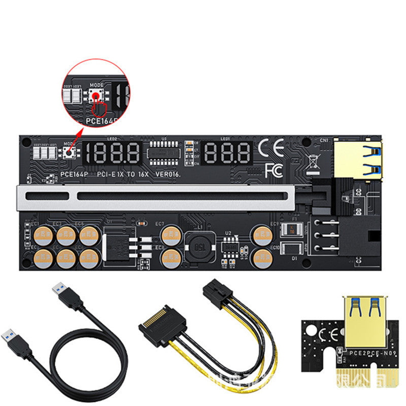 VER016 PCIE yükseltici kart 016 V016 yükseltici PCI Express X16 sıcakl ...