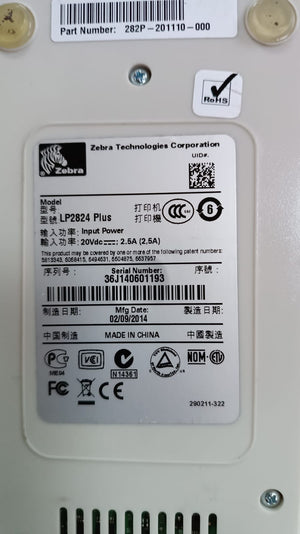 Zebra LP 2824 Plus Barcode Label Printer - arızalı