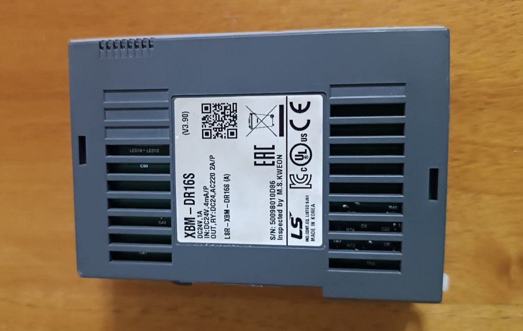 LS PLC XGB Series IO Module XBM-DR16S 2.EL – Gümrük Sepeti