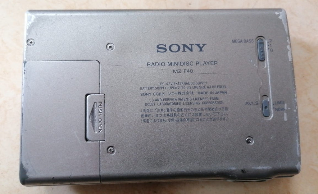SONY MZ F40 Minidisc MD FMAM Walkman Portable Digital – Gümrük Sepeti