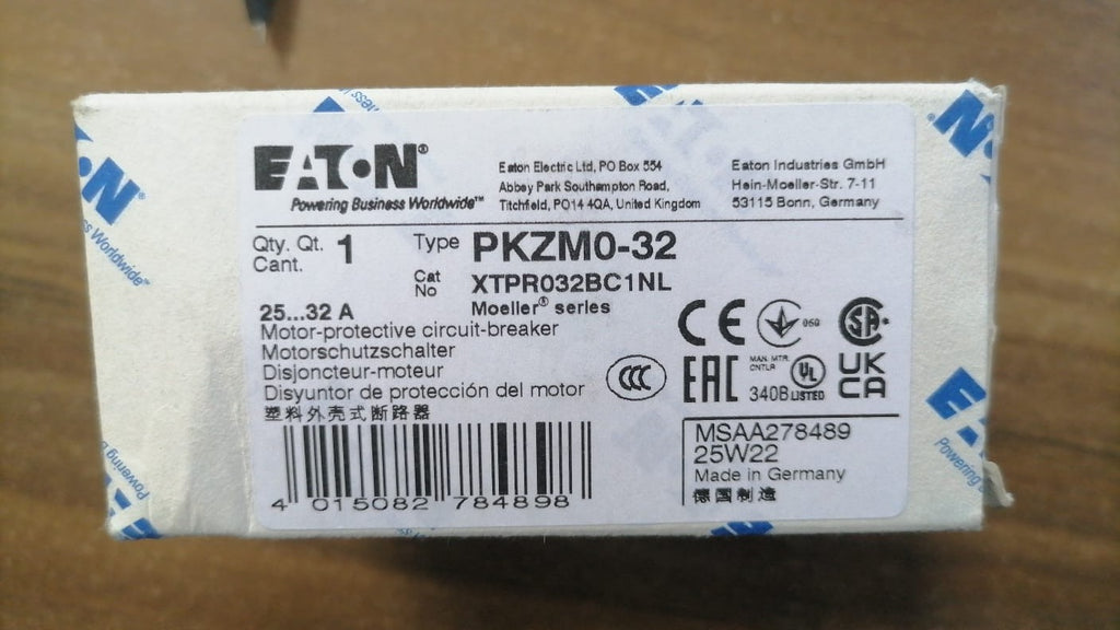 EATON PKZM0-32 25-32A Motor Koruma Şalteri – Gümrük Sepeti