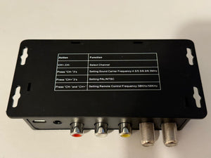 TV Link Modulator AV to RF convertor & IR extender