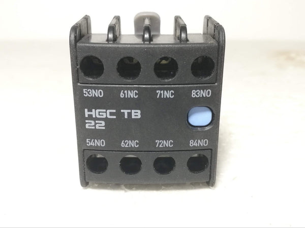 Hyundai HGC TB 22NS Magnetic Auxiliary Contact Block – Gümrük Sepeti