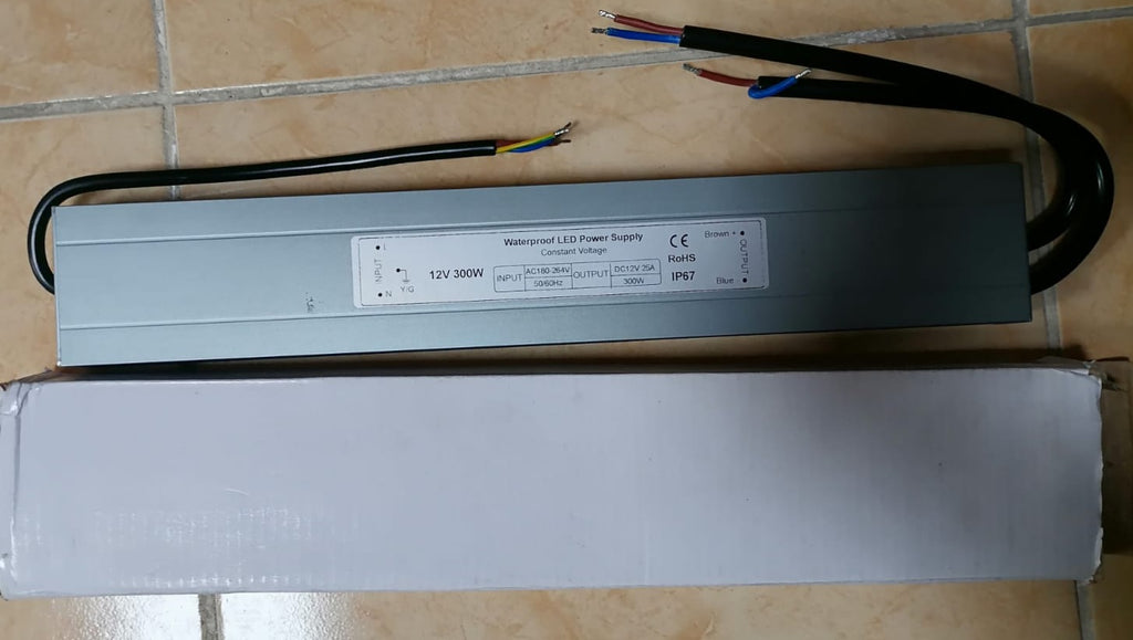 Waterproof Led Power Supply 12V 300W 25A – Gümrük Sepeti