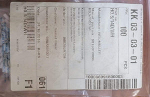 Weidmuller 9019010000 H0.5/14D/Wh (100 Adet) | Gümrük Sepeti