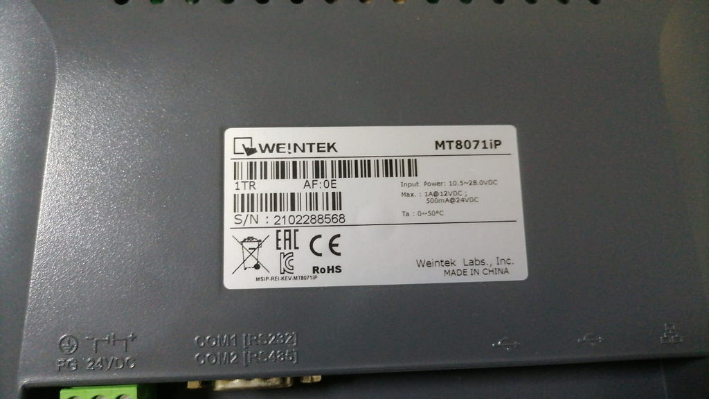 Tolkar sc1000 system controller Weintek MT8071IP – Gümrük Sepeti