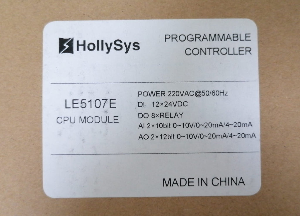 Hollysys LE5107E Programme Controller – Gümrük Sepeti