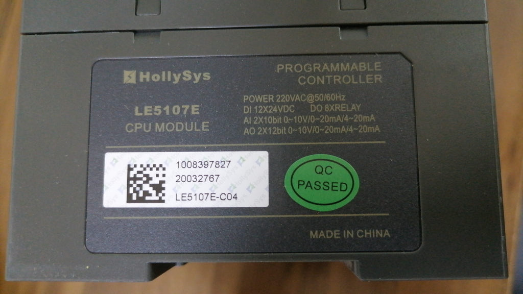 Hollysys LE5107E Programme Controller – Gümrük Sepeti