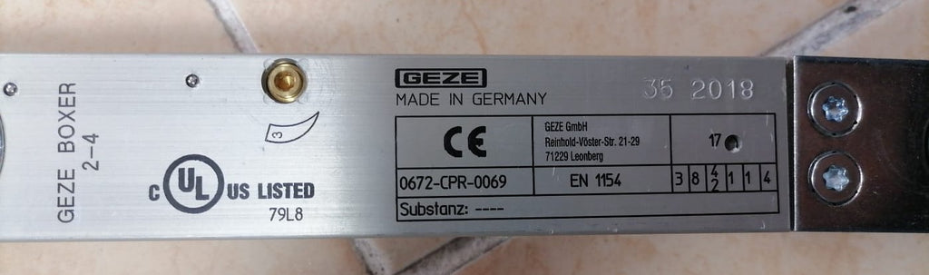 Geze Boxer Concealed Cam Action Closer 0672-CPR-0069 – Gümrük Sepeti