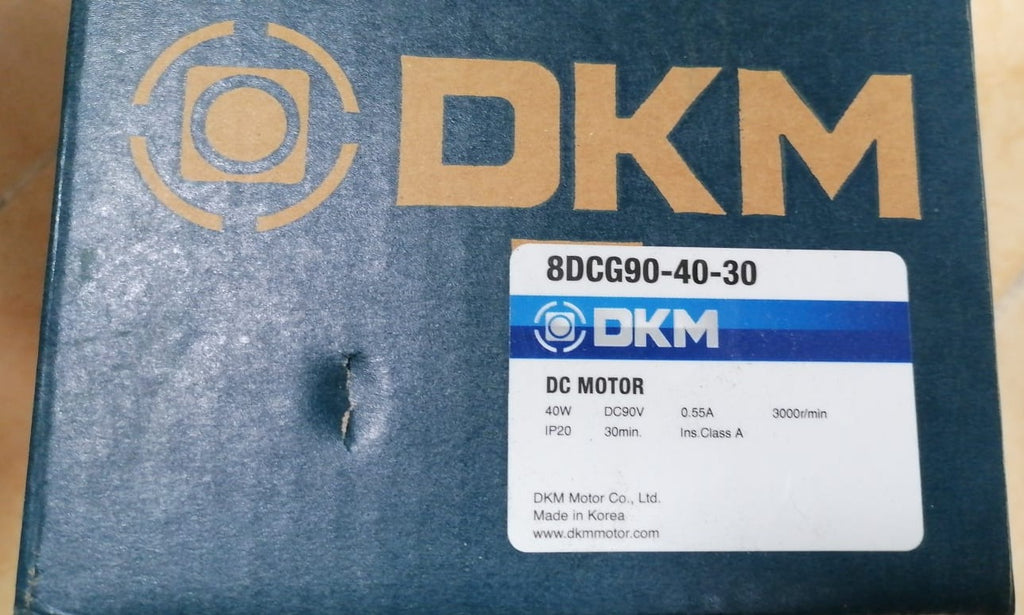 DKM 8DCG90-40-30 / 90V 40W DC Motor – Gümrük Sepeti